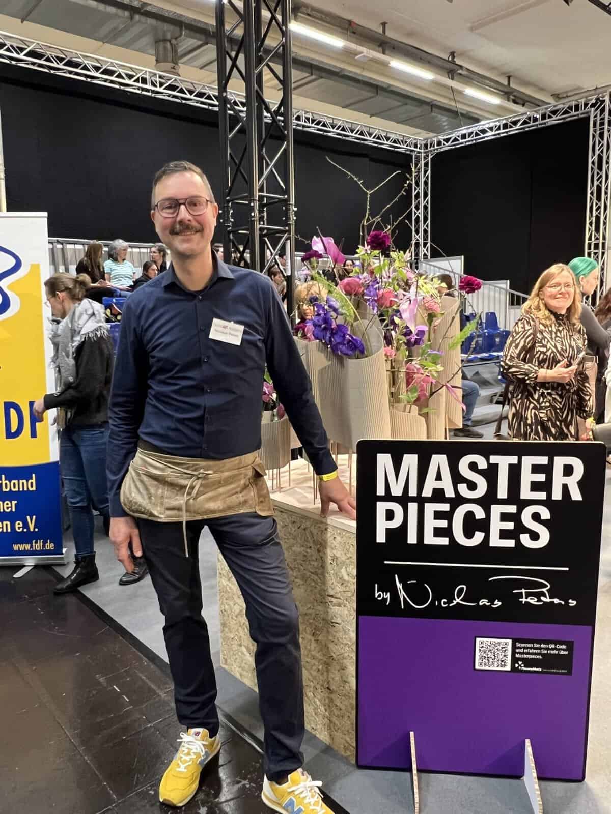 Nicolaus Peters - der amtierende Weltmeister der Floristen auf der IPM ...